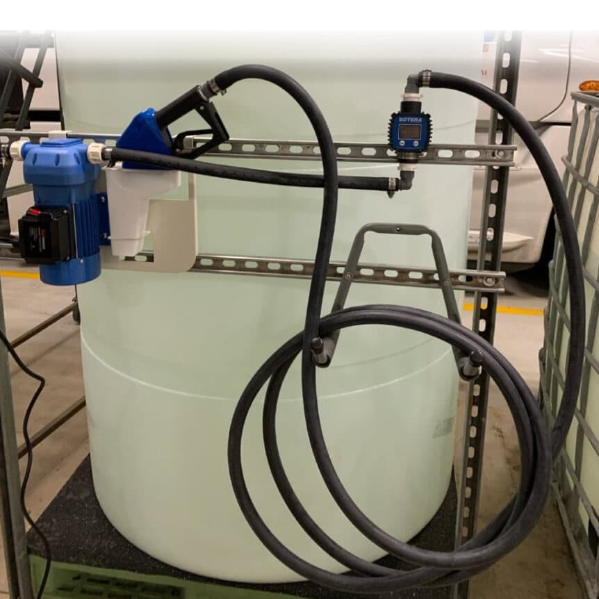 Combo System for Vertical Poly Tanks | Hirschman Oil Supply