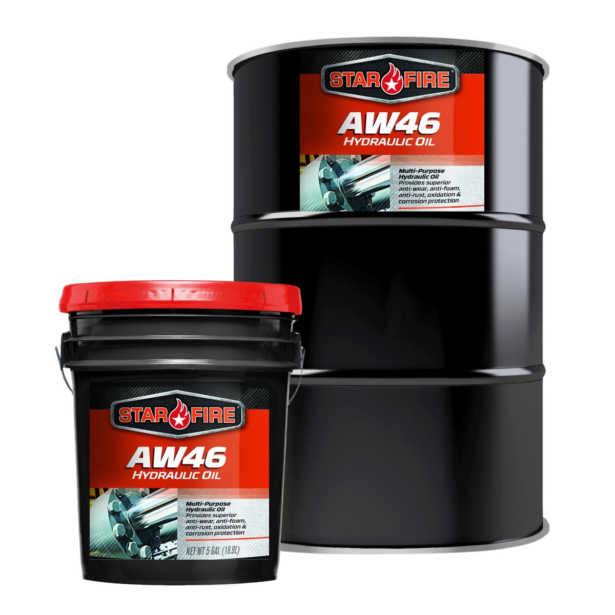 Starfire Premium AW46 Hydraulic Oil - By Bulk, Drum, or Pail