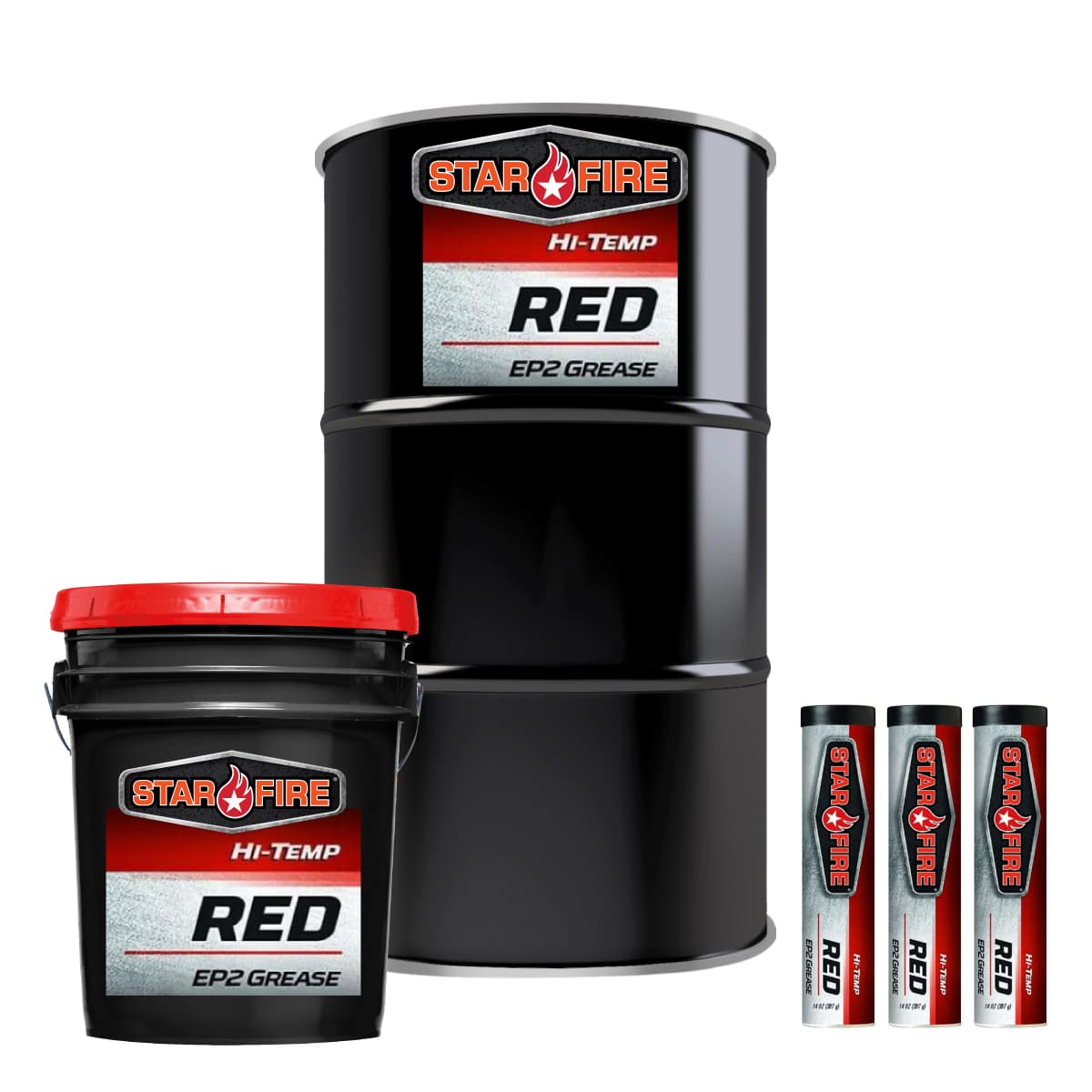 Hi-Temp EP2 Grease - 120lb Kegs, 35lb Pails, 10-Pack Tubes